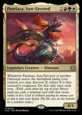 Pantlaza, Sun-Favored - 4 - NM Foil - Commander: Lost Caverns of Ixalan ...