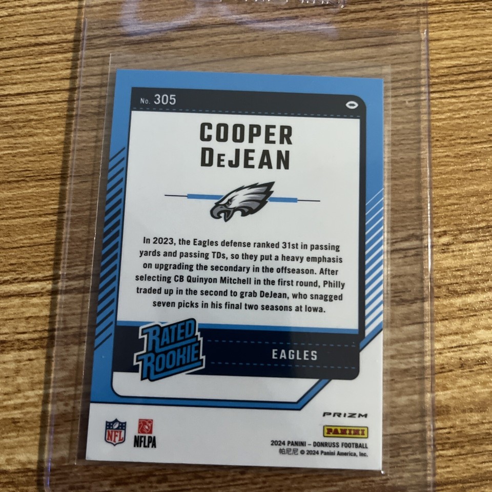 2024 Panini Donruss - Rated Rookie Optic Red Pandora Prizm #305 Cooper ...