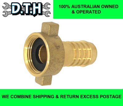 HEAVY DUTY BRASS FEMALE BSP NUT & TAIL ADAPTER 3/4''-1'', 1''-1'' & 1 1 ...