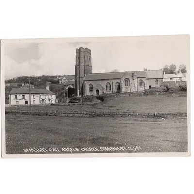 STOKENHAM Devon, St Michael & All Angels Church RP Postcard, Unused | eBay
