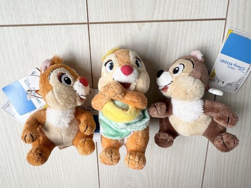 Disney Chip & Dale Chip And Dale Clarice Plush Badge Set Tdr Tag | eBay