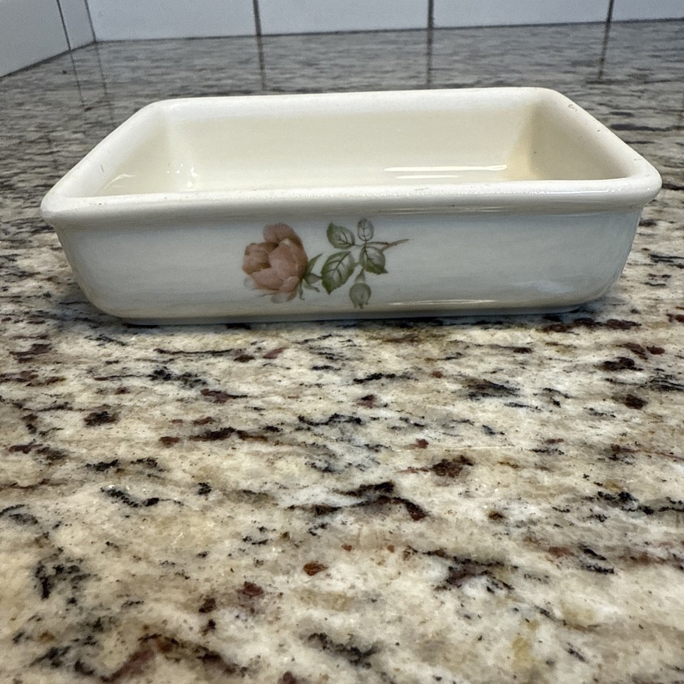 Vintage Johann Haviland Bavaria Germany Moss Rose Trinket Box/Soap Dish ...