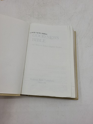 Good News Bible TEV Holman 1985 Hardcover Cream Edition - Rare Find | eBay