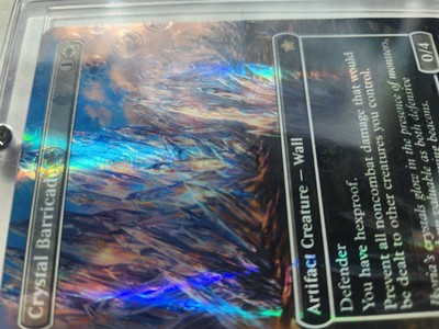 Crystal Barricade (Borderless) (Mana Foil) Foundations Foil | eBay
