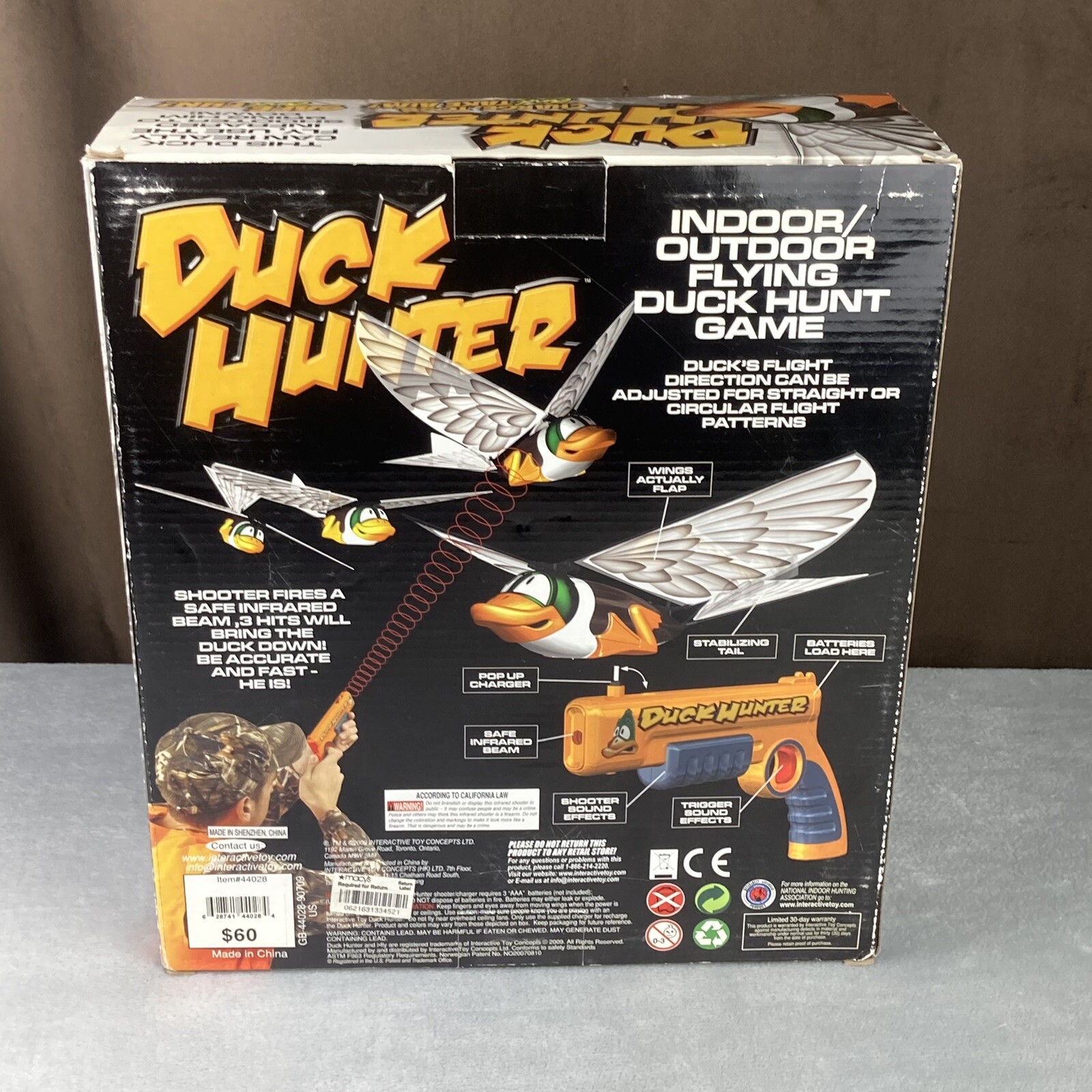 Duck Hunter Interactive Infrared Target Hunting Toy Game iFly Indoor ...