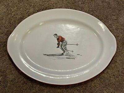 Prizer Ware Oval Enameled Cast Iron Platter 13” Model SP 2 RARE Signed ...