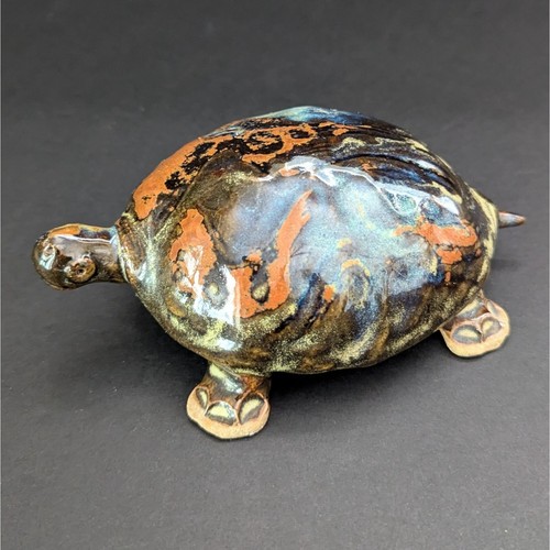 Handmade Studio Art Pottery Turtle Tortoise Figurine Signed by Artist ...