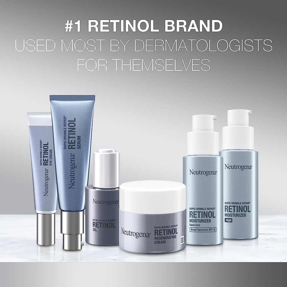 Neutrogena Retinol Eye Cream for Dark Circles, Rapid Wrinkle Repair ...