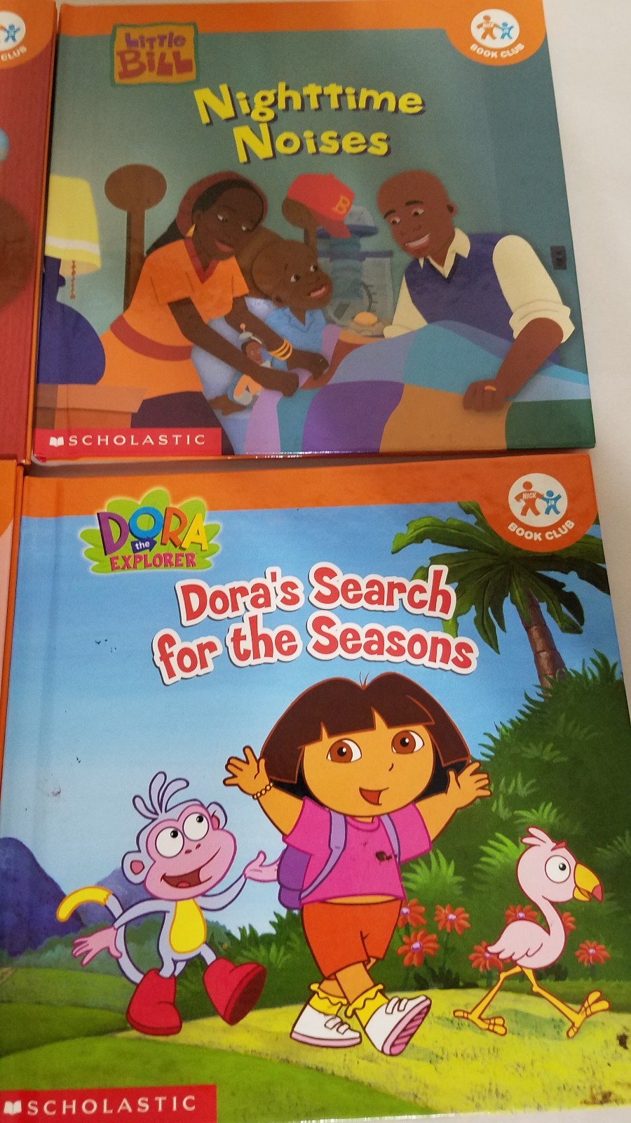 LOT OF 9 Scholastic Nick Jr Book Club Books Dora Oswald Blues Clues ...