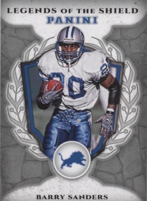 2017 Panini - Legends of the Shield Barry Sanders #LS-BS for sale ...