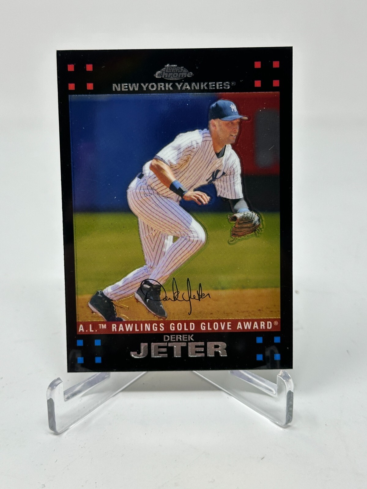 2007 Topps Chrome Baseball Derek Jeter Card #260 | eBay