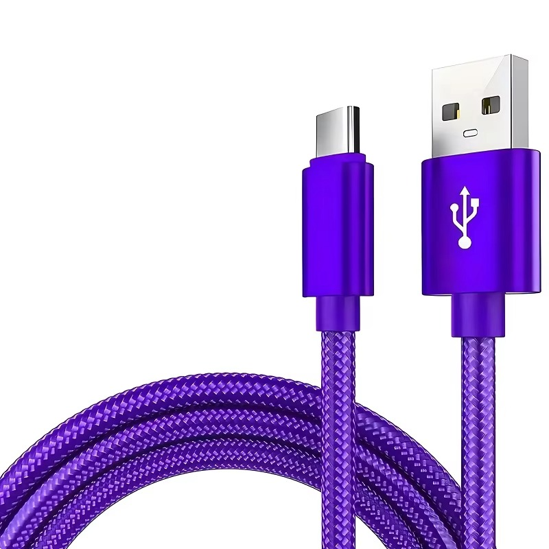 HeavyDuty USB Type C Charging Cable Braided Fast Phone Charger Long ...