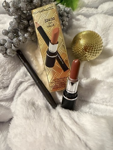 MAC Mini Lipstick + Lip Liner NEUTRAL (Gift Set 2-Pc. Tiny Treasures ...