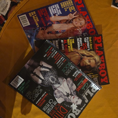 Lot of 3 Playboy Magazines December, November, February 2002 | eBay