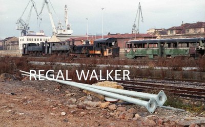 ORIG 35MM FEVE SPAIN RAILWAY NEGATIVE -EX NEW HAVEN FCD 201 GIJON 1992 ...