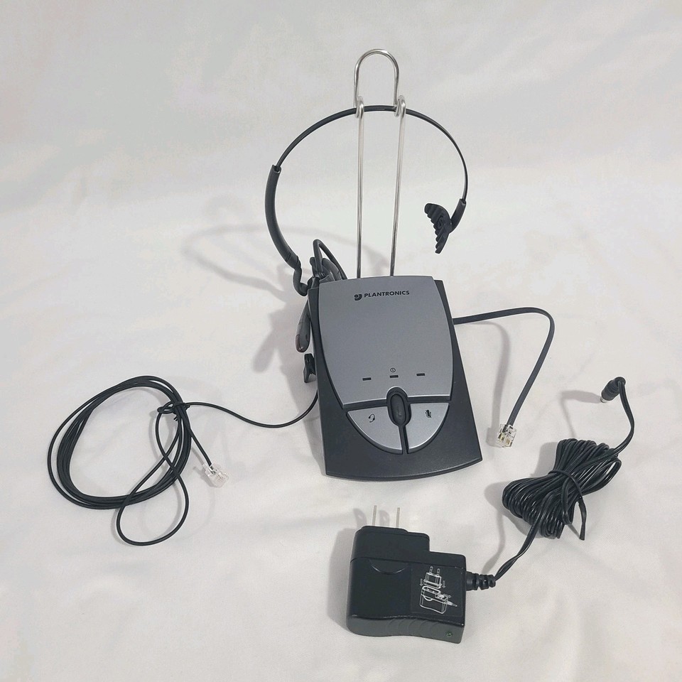 Plantronics S12 Corded Telephone Headset Hands Free System Tested ...
