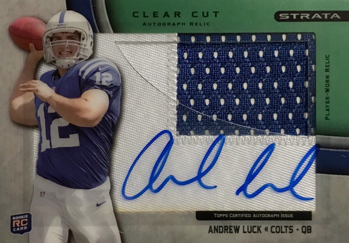 2012 Topps Strata - Clear Cut Autograph Rookie Relics Green Patch #CCAR ...