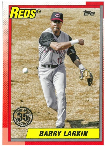 2025 Topps Series 1 Barry Larkin #T90-3 1990 Topps Insert Cincinnati ...
