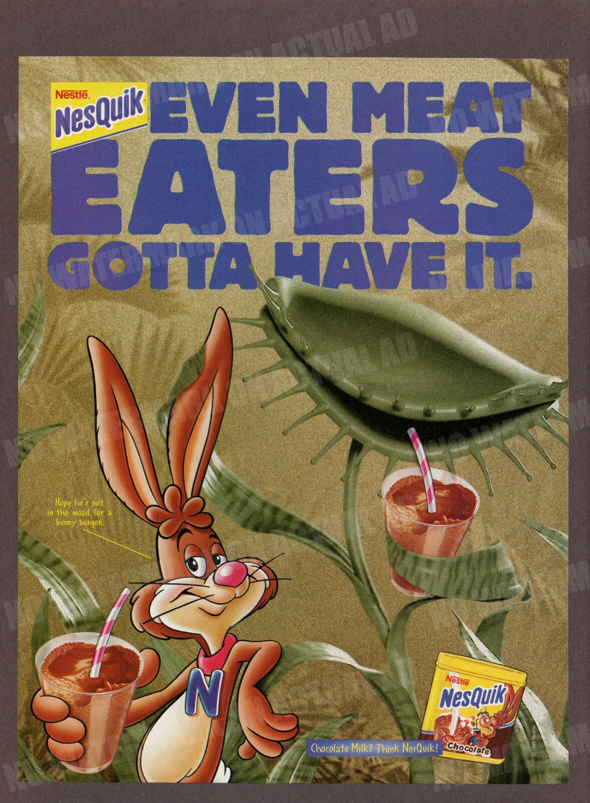 Nesquik Chocolate Milk Bunny