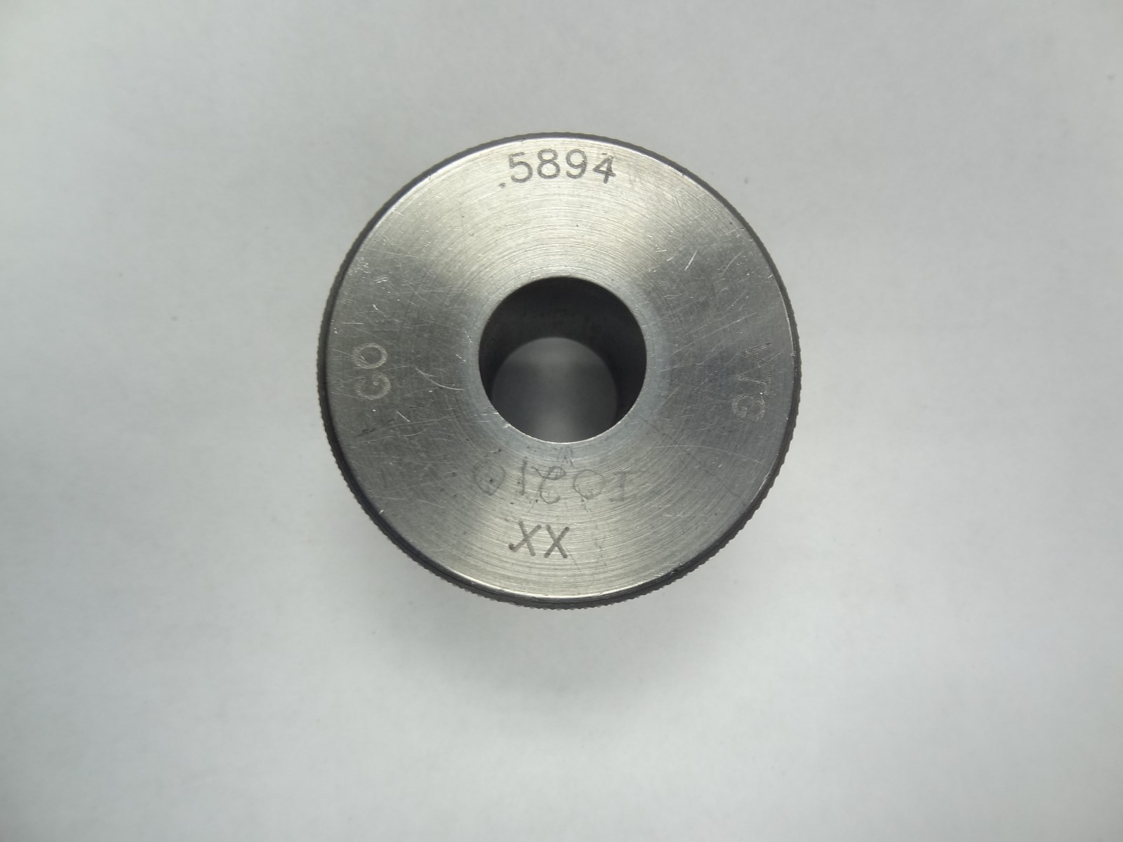 VTG .5894 GO CLASS XX INSPECTION RING GAGE G20 | eBay