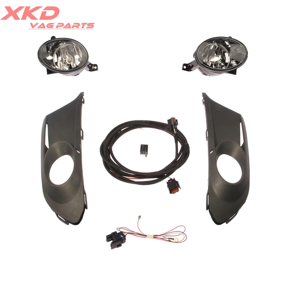 Fog Light Lamp Two Grille Full Kit For VW Jetta MK6 5K0941699 | eBay