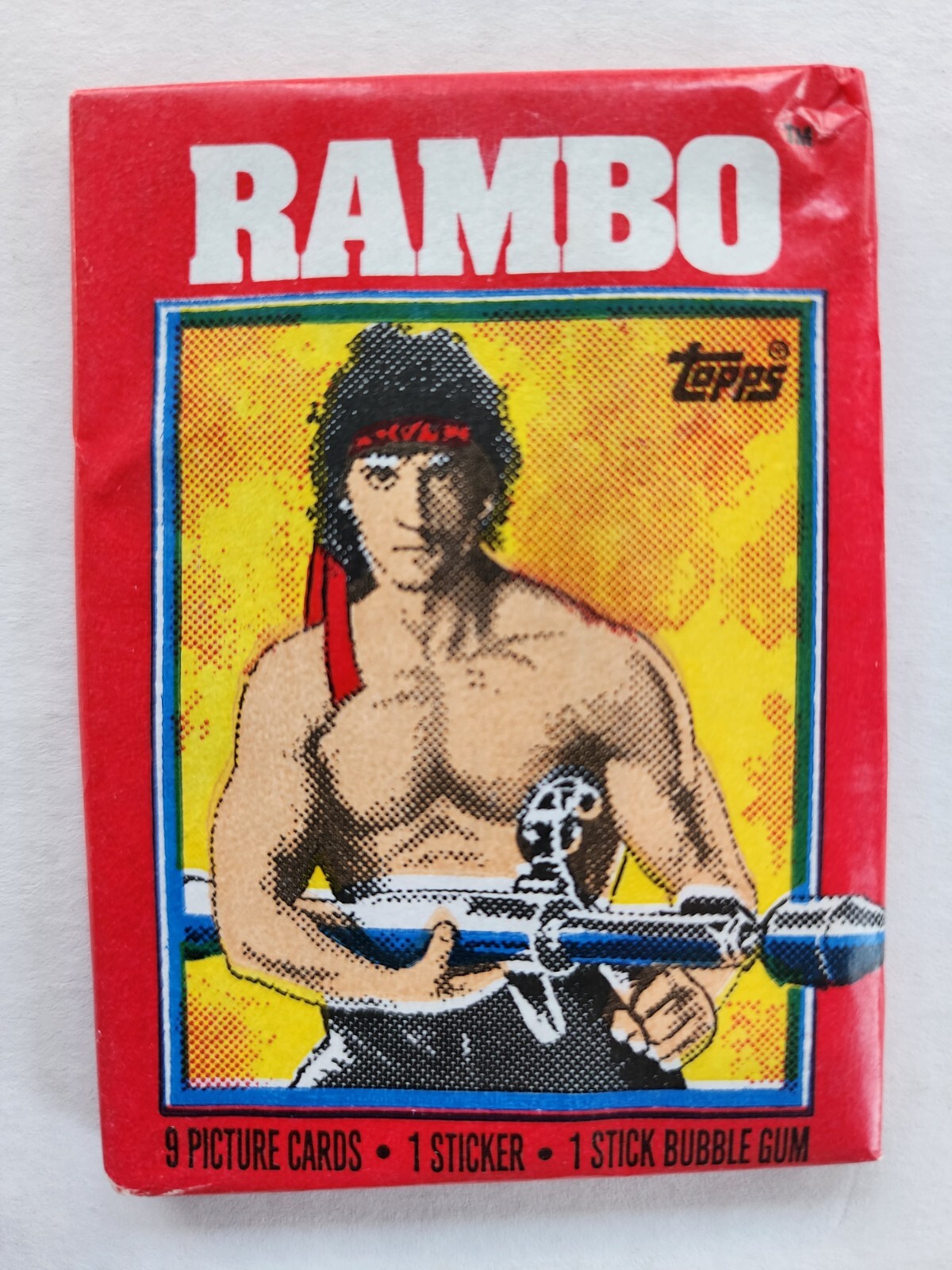 1985 Topps Rambo First Blood Part 2 Cards, 1 Sealed Wax PACK From Box ...