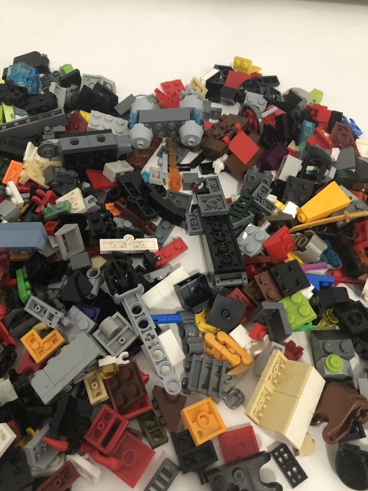 Lego Mixed Pieces Lot 13 Ounces Bricks Random Assortment Building ...