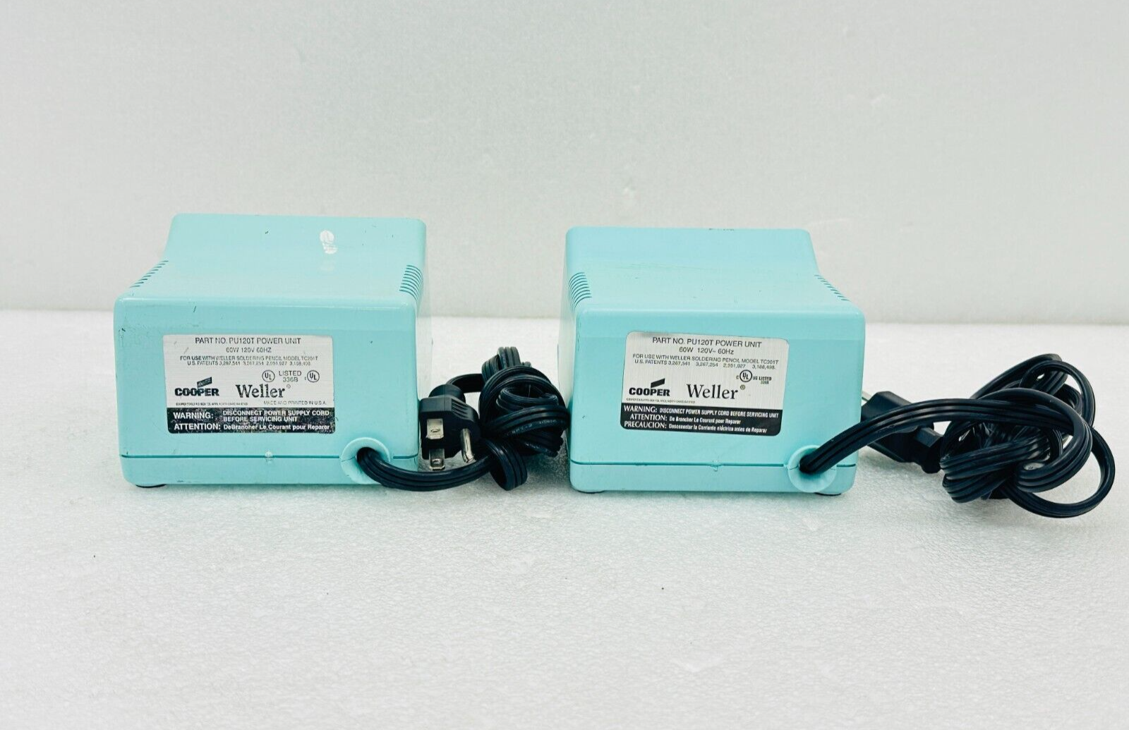 LOT OF 2 - Weller TC201T Soldering Station Power Supply - FREE SHIPPING ...