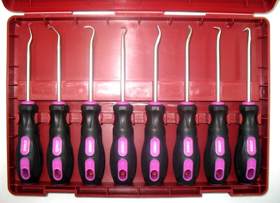 8 Piece O-Ring Pick Tool Set with Twist Lid for Easy Carrying | eBay