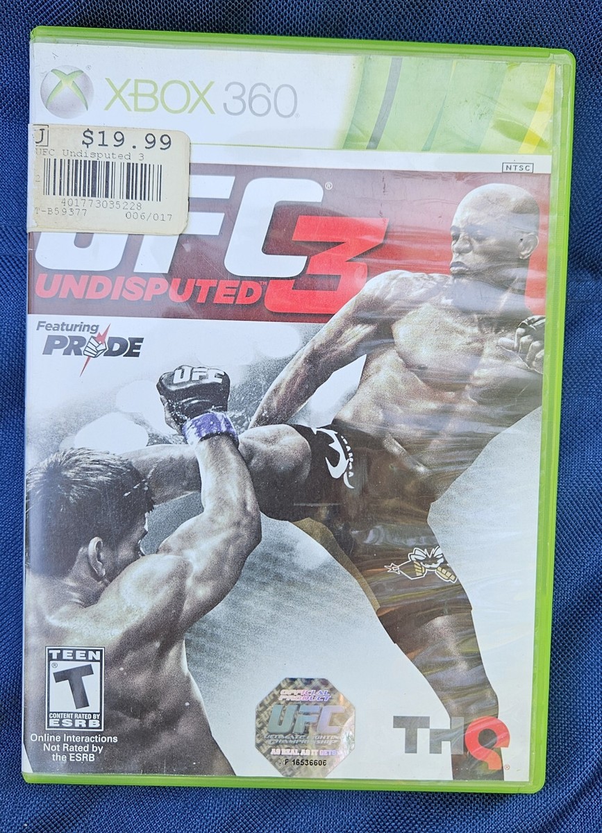 Ufc Undisputed 4 Xbox 360 UFC 2009: Undisputed | Xbox 360 | Complete