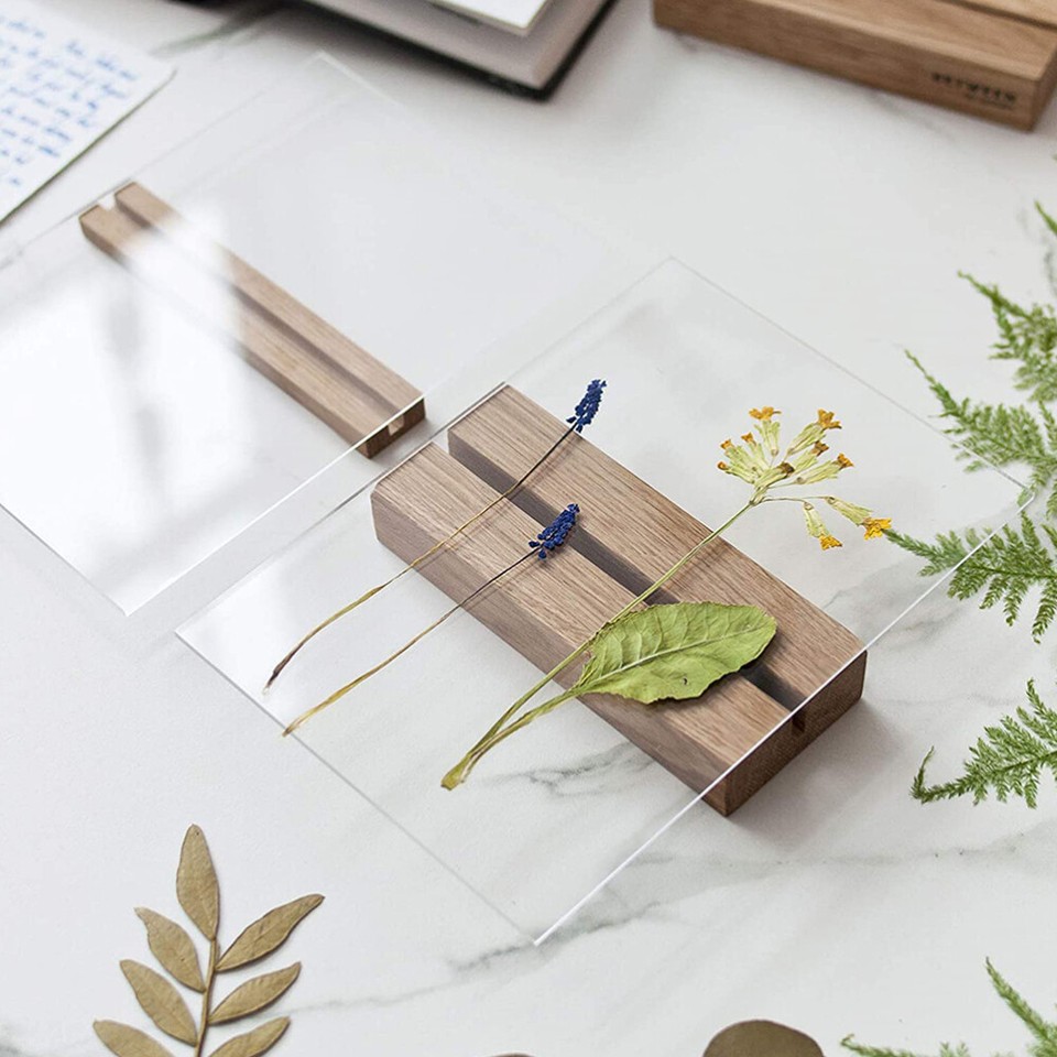 10 Pcs Slide Windows Picture Frame Clear Sheet Panels Acrylic Blanks ...