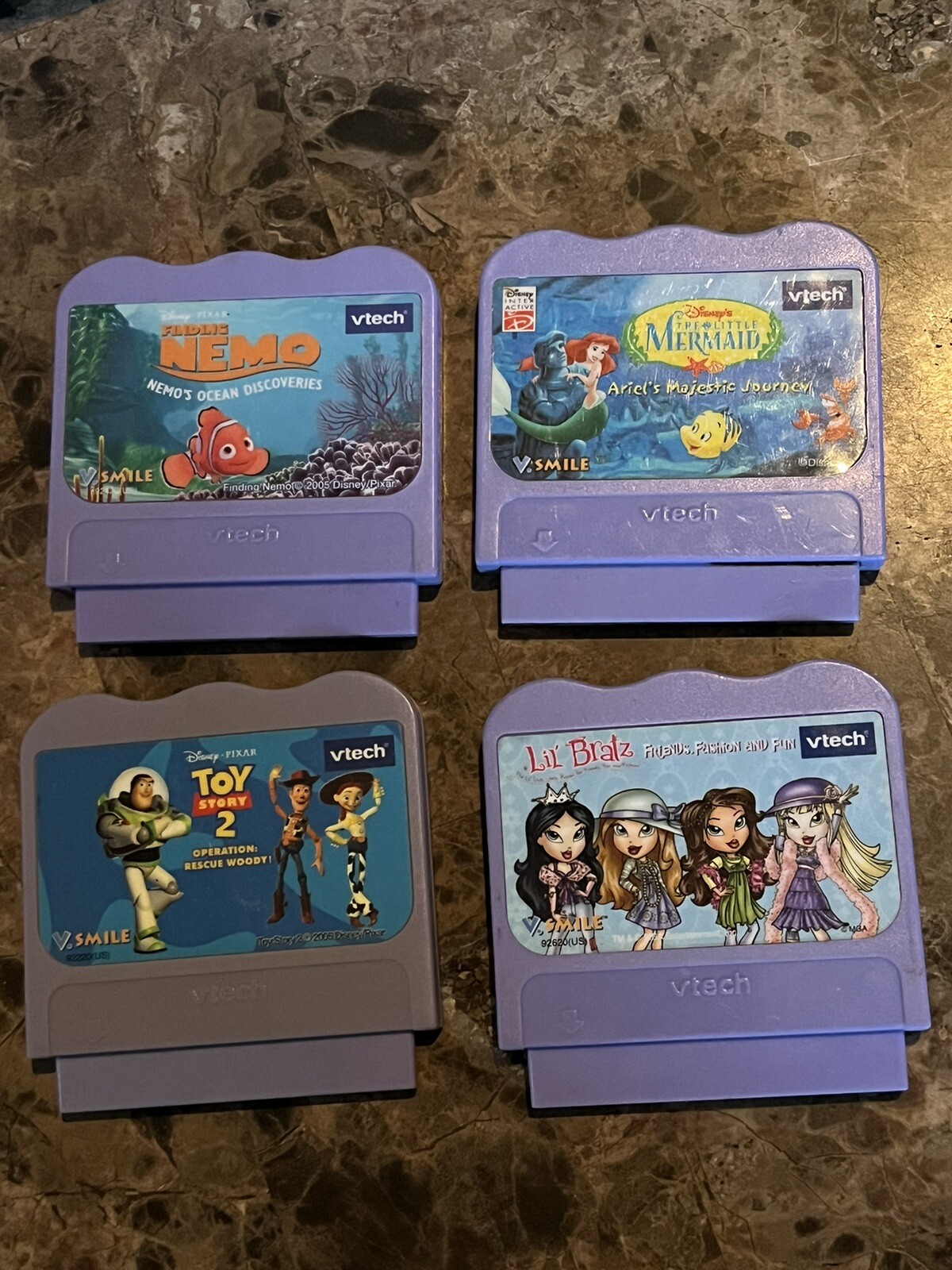 vtech game lot. Little mermaid, Nemo, Toy Story 2, lil brats | eBay