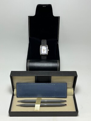 Cross Ladies Gray Pen & Pencil and Matching Watch Set - A GIFT FOR HER ...