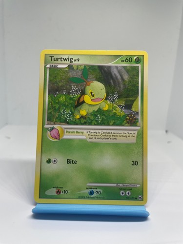 Turtwig 78/100 2008 Countdown Calendar Snowflake Pokemon Card Promo LP ...