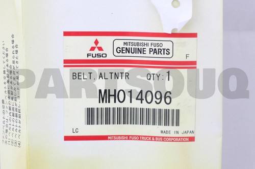 MH014096 Genuine Mitsubishi BELT,ALTERNATOR,NO.2 | eBay
