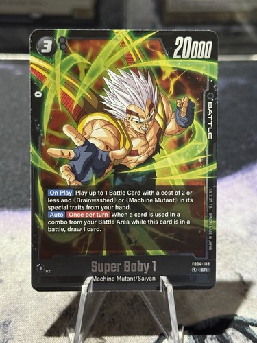 Dragon Ball Fusion World Ultra Limit Super Baby 1 FB04-108 Regular SR ...