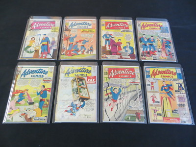 ADVENTURE COMICS #280 285 288 294 297-300 8 ISSUE SILVER COMIC RUN LOT ...