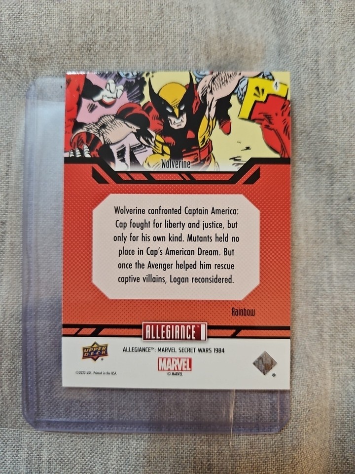 2024 Marvel Allegiance Secret Wars Wolverine Rainbow #4 | eBay