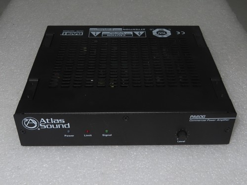 Atlas Sound Single Channel 60 Watt Amplifier PA60G | eBay