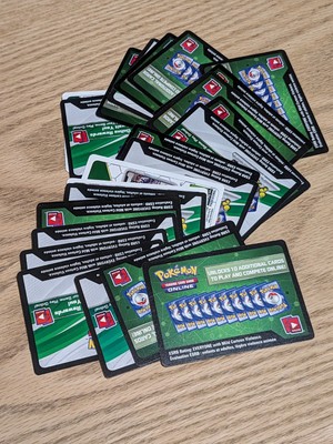 25 Pokemon Trading Card Game Live Unused Online Redemption Code Cards ...
