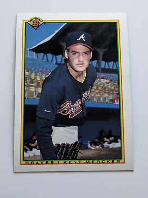 1990 Bowman Baseball - #6 Kent Mercker - Atlanta Braves | eBay