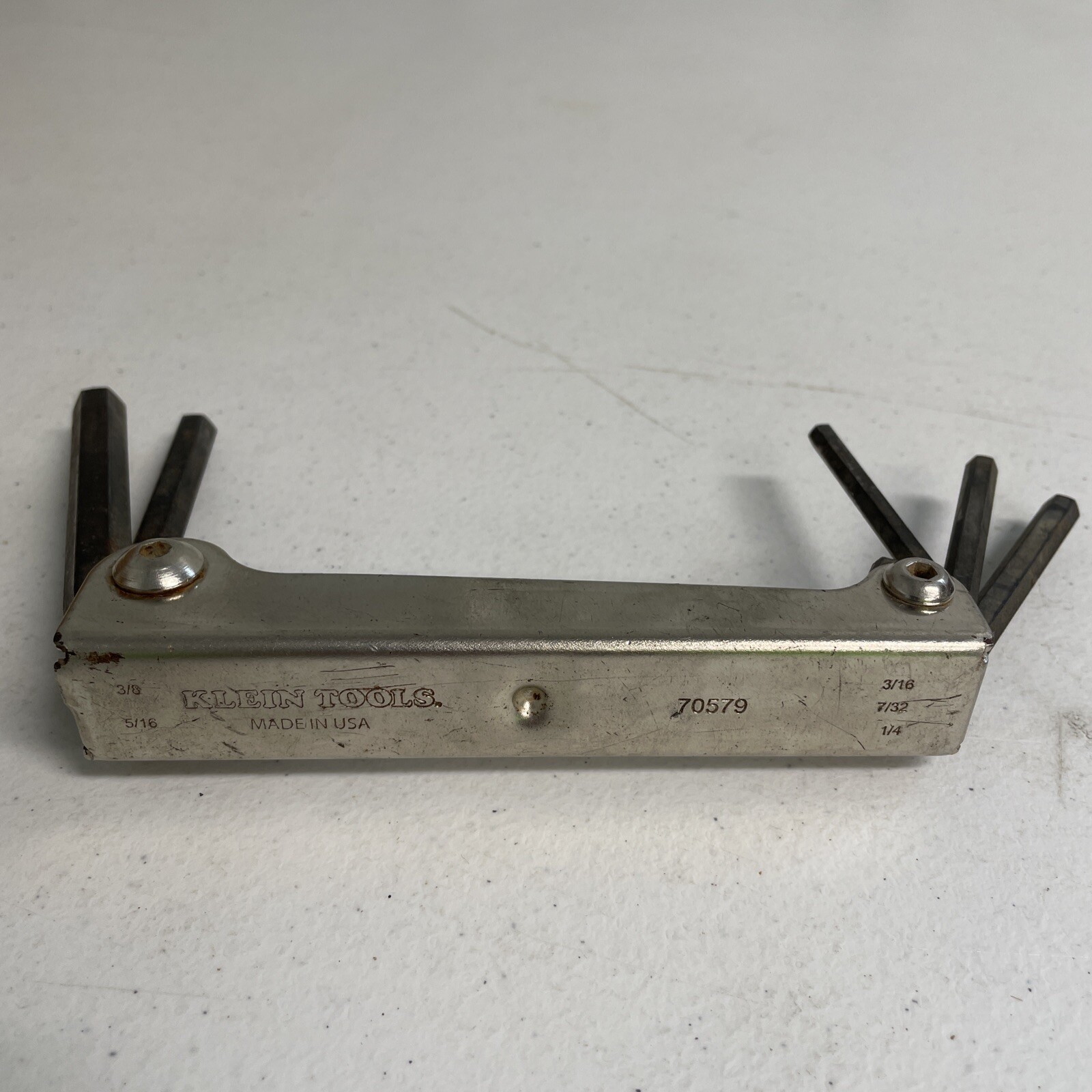 Used (No Box) Klein Tools 70579 Folding Allen Wrench Set | eBay