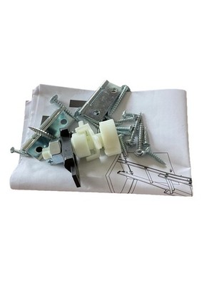 Hinged Loft Hatch Trap Door Conversion Catch Kit Attic Twist Catches ...