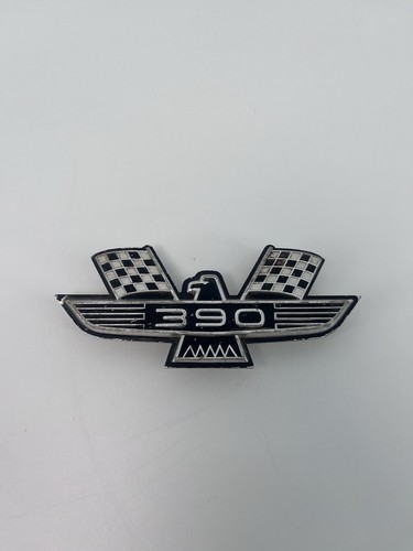 OEM Ford 390 Checkered Flag Eagle Emblem 1962 1963 Read DS | eBay
