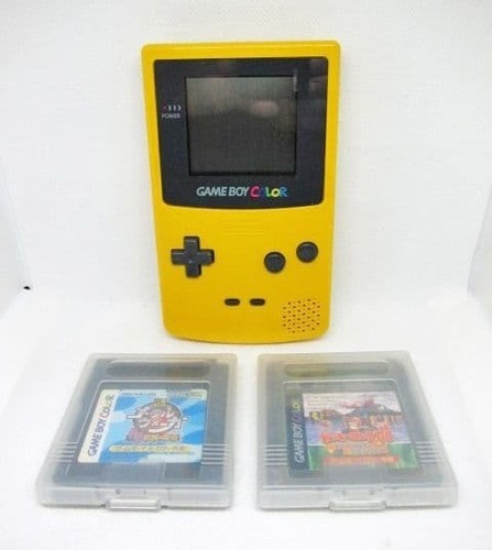 Nintendo Game Boy color Yellow Game software Set USED Japan Free ...