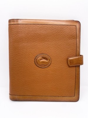 Dooney & Bourke Pebble Leather Agenda Daytimer Address Notebook Planner ...