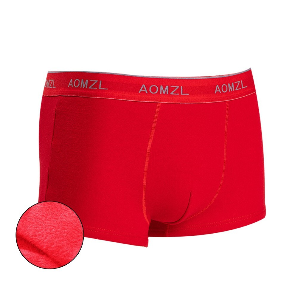 Stay Cozy with Men's Fleece Underwear Trunk Shorts Boxer Briefs Panties ...