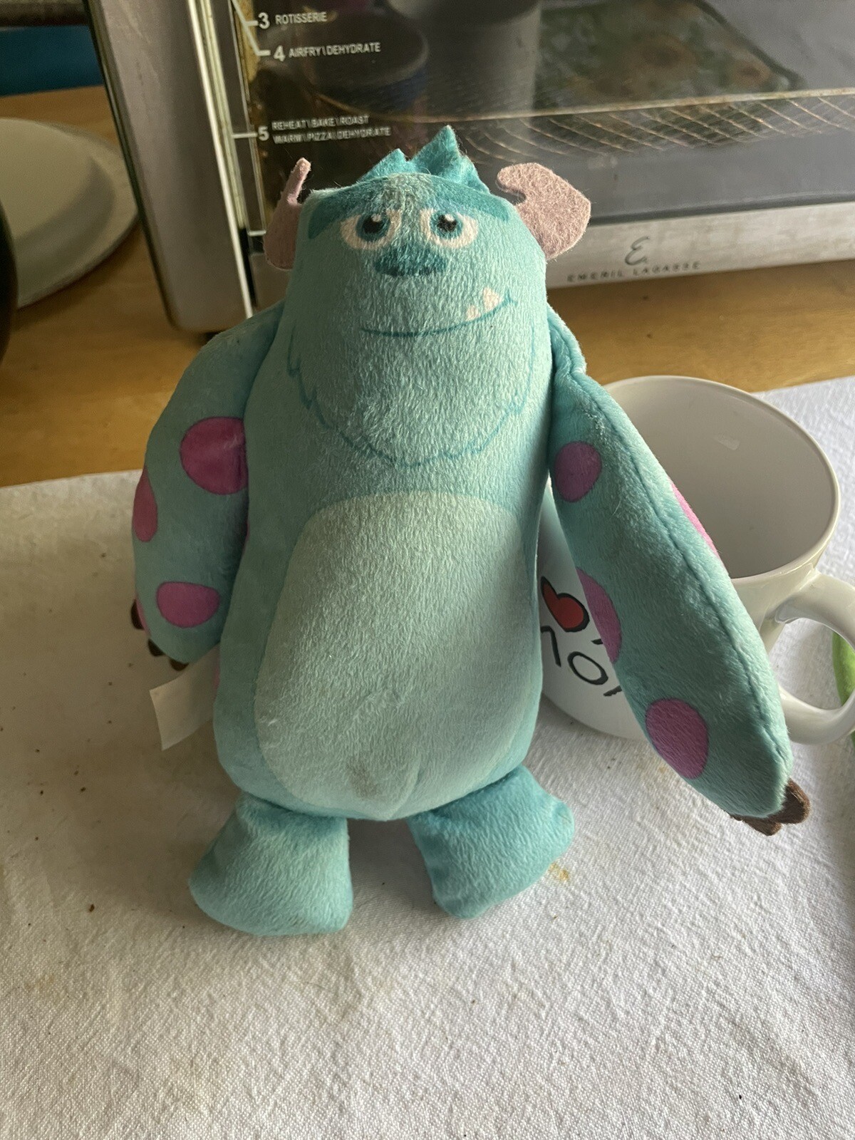 Disney Pixar Sully Plush 8" Shake & Scare Monsters University Movie ...