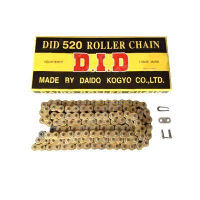 DID 520 GOLD DRIVE CHAIN Twinshock , Pre 65 Trials Bike Chain - 520 X ...