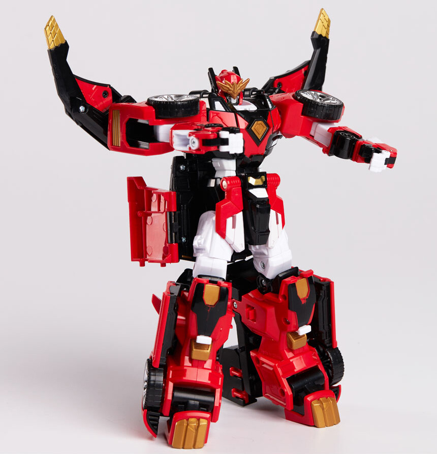 Miniforce Super Dino 7 TRI HAWK KING Red Transforming Robot Vehicle Car ...
